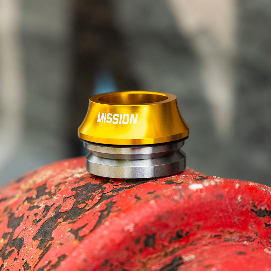 Mission Turret headset in gold is nice... – Mission BMX