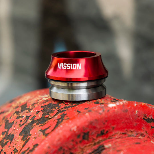 Mission Turret headset in red! – Mission BMX