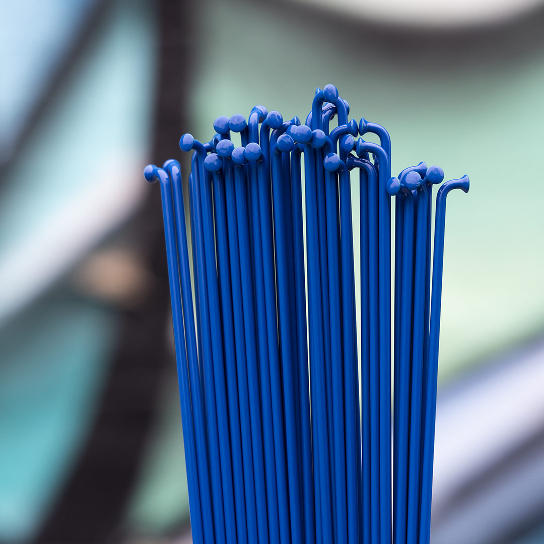 Colored Mission stainless steel spokes. – Mission BMX